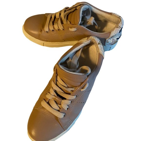 Lola Cruz | Shoes | Lola Cruz Smiley Wink Face Beaded Crystal Leather ...